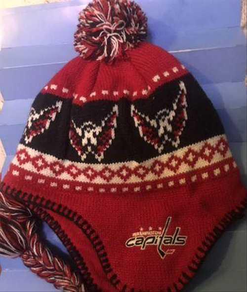 Шапка NHL Washington Capitals с косичками