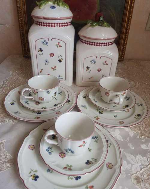 Villeroy&boch. Petit Fleur.Банки