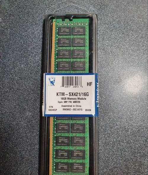 Оперативная память Kingston KTM valueram DDR4 1x16