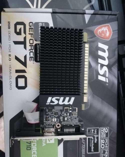 Видеокарта msi geforce gt710 2gb silent