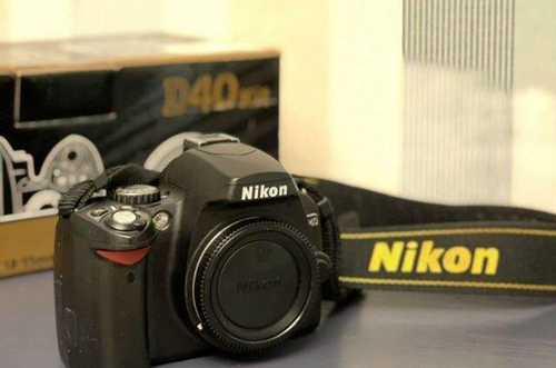 Фотоаппарат зеркальный Nikon D40 body