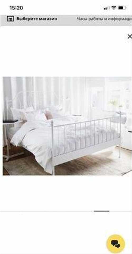 Кровать IKEA Лейрвик