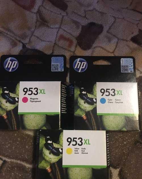 Картридж HP 953XL цветной 1600 страниц