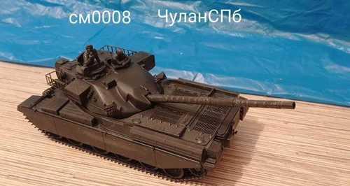 См0008 Готовая модель танк с танкистами