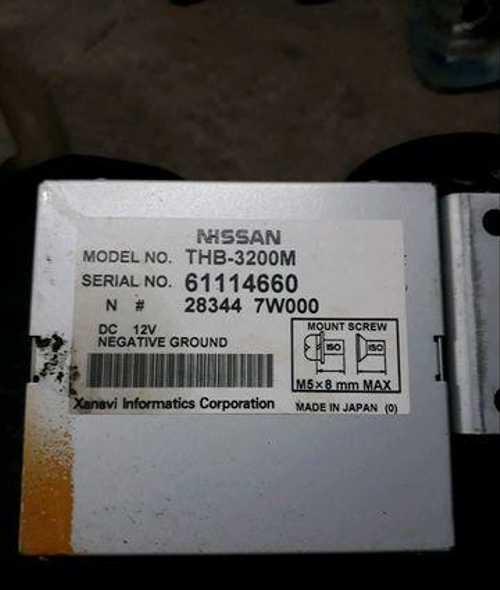 Блок управления навигацией Nissan 283447W000