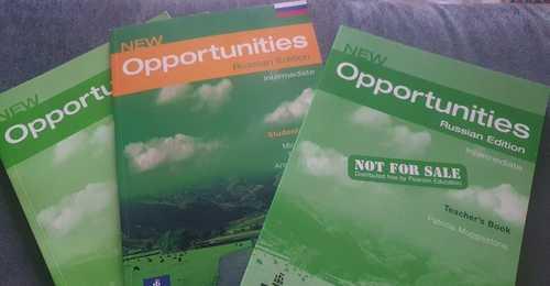 Новый New Opportunities Intermediate полный компле