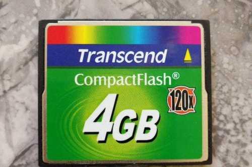 Карта памяти Transcend Compactflash 4gb