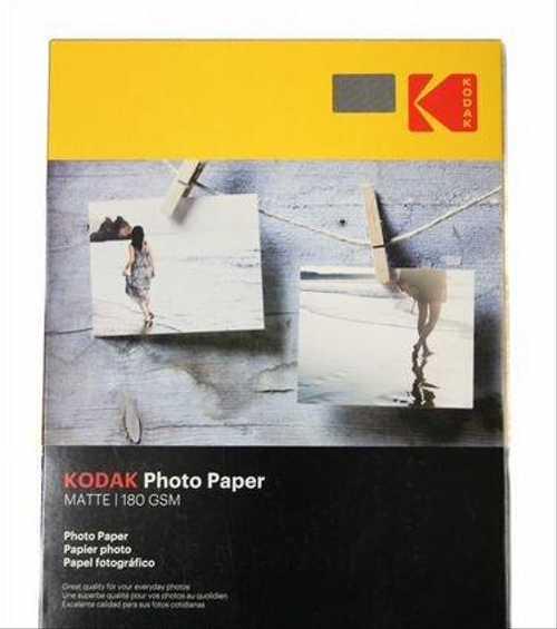 Фотобумага А4 матовая 180г/м 50л. Kodak