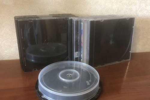 Коробки пустые от дисков cd jewel slim футляр