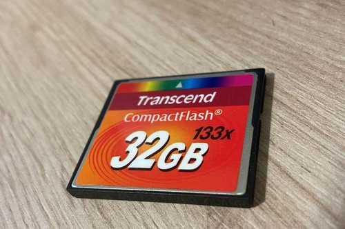 Карта памяти Transcend CompactFlash 32Gb