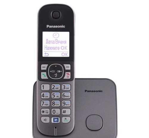 Радиотелефон Panasonic KX-TG6811RUM, серебристый