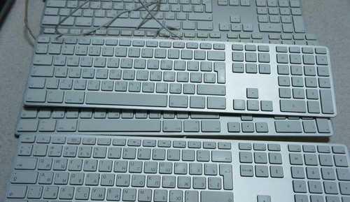 Клавиатуры Apple проводные 7 штук
