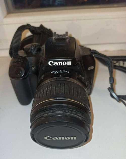 Зеркальный фотоаппарат Canon D1000 с объективом