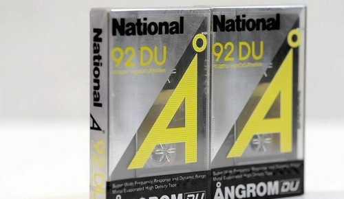 Аудиокассета National Angrom RT 92DU, 1984г