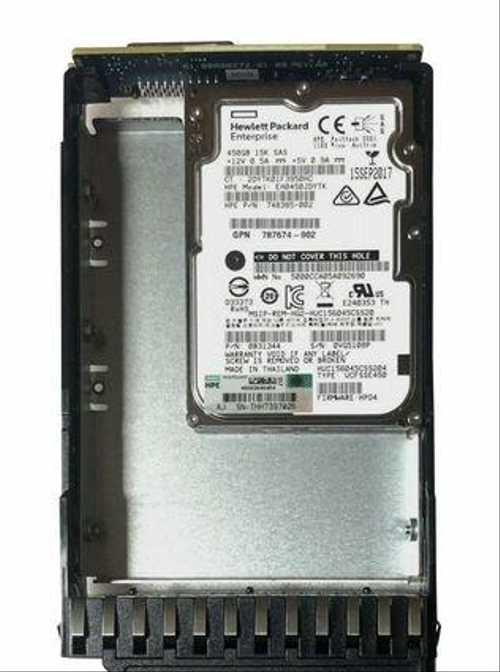 Жесткий Диск HP 450GB 787655-001 SAS 2,5 To 3,5