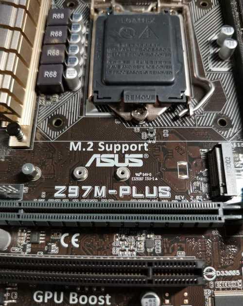 Asus z97M-plus материнка