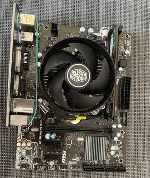 MSI H110 Lga1151/Pentium G4560/8Gb Ddr4