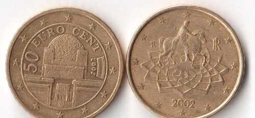 Монеты Европы. евро центы