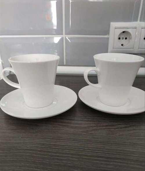 Кофейная пара чашка блюдце Wilmax