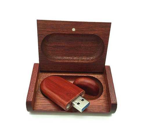 Флешка USB 32gb Деревянная подарочная