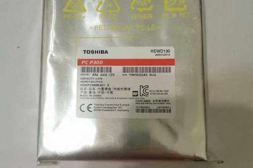 Жесткий диск toshiba P300 hdwd130uzsva, 3тб, HDD