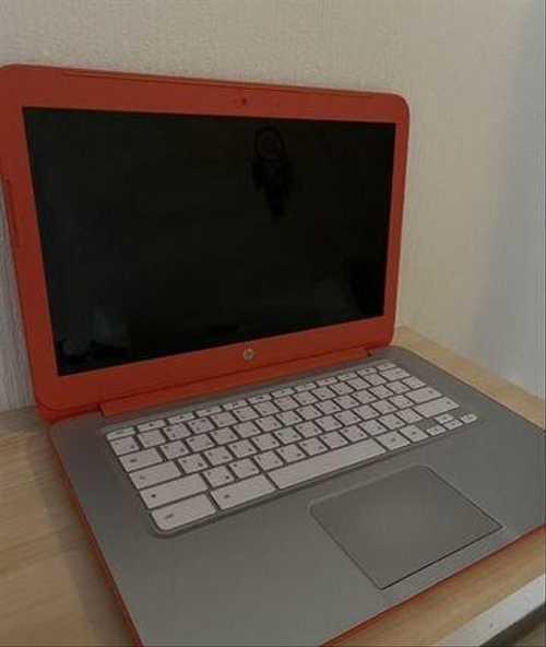 Ноутбук hp chromebook 14-q001er, F7T45EA, красный