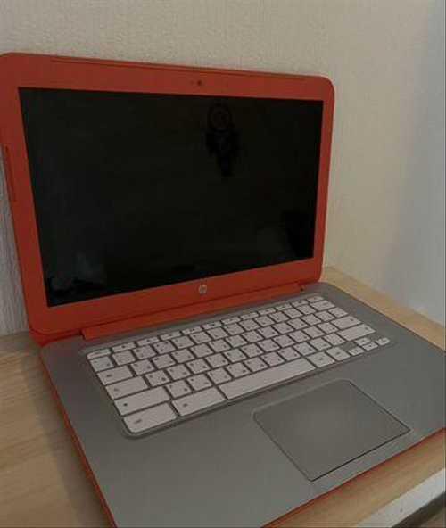 Ноутбук hp chromebook 14-q001er, F7T45EA, красный