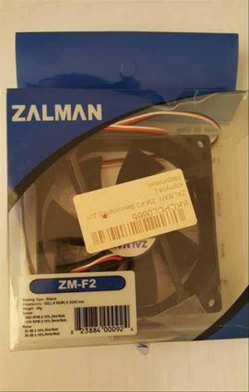 Вентилятор для пк Zalman ZM-F2 (92мм, сверхтихий)