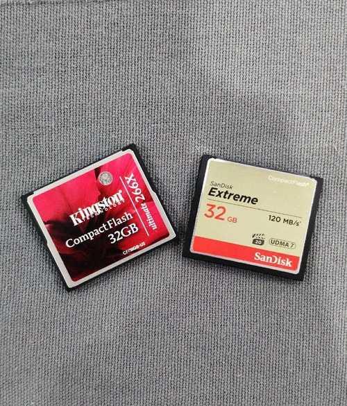 Комплектом Compact Flash SanDisk, Kingston
