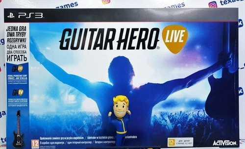 Игры PS3: Guitar Hero live (игра + Гитара)