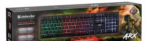 Игровая клавиатура Defender Arx подсветка