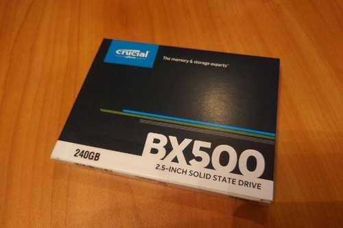 SSD накопитель Crucial BX500 240GB (Новый)