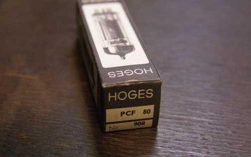 Лампа новая hoges PCF 80 PCF80 NOS радиолампа