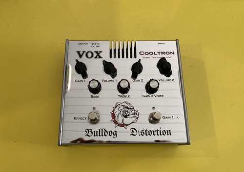 VOX cooltrone bulldog distortion гитарный эффект