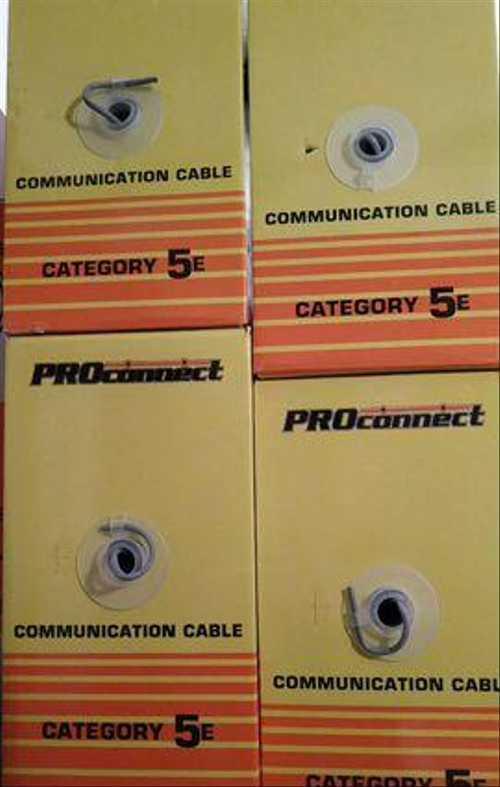 Кабель proconnect 01-0052 UTP 4PR CAT5e медный