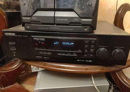 Av ресивер Kenwood kr-v6090 плюс колонки technics