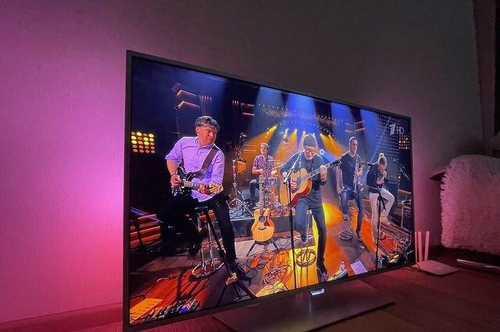 Огромный белый 3D Smart LED TV Philips, 130 см