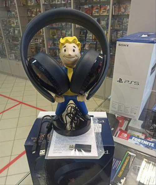 Наушники PS4 Gold Wireles Headset Limited Edition
