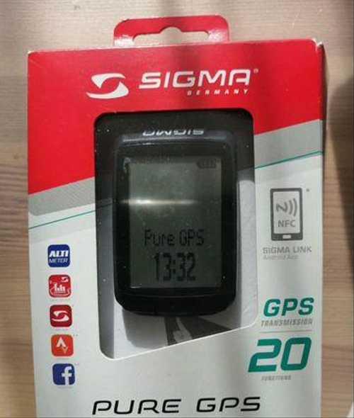 Велокомпьютер Sigma Pure GPS