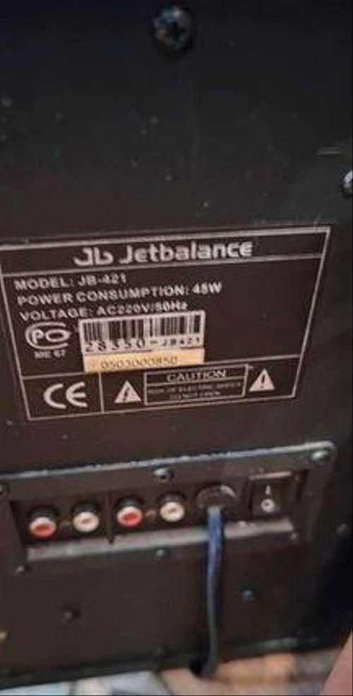 Аудиосистема 2 1 jetbalance