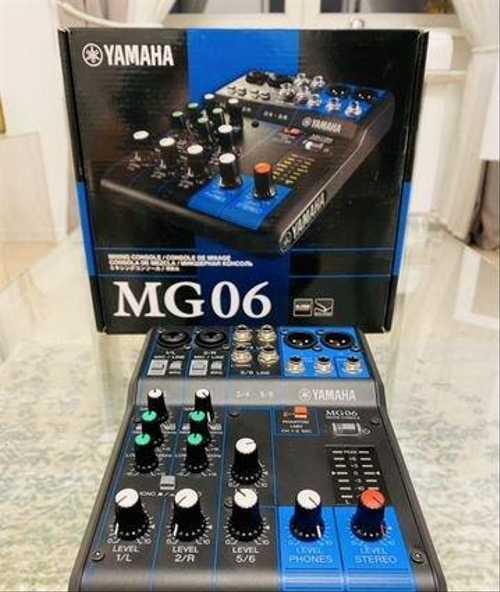 Микшерный пульт Yamaha MG06 (новый)