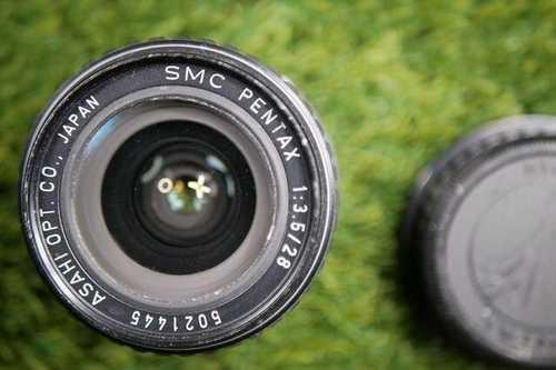 Редкий SMC pentax 28mm f3,5 серия K суперезкий