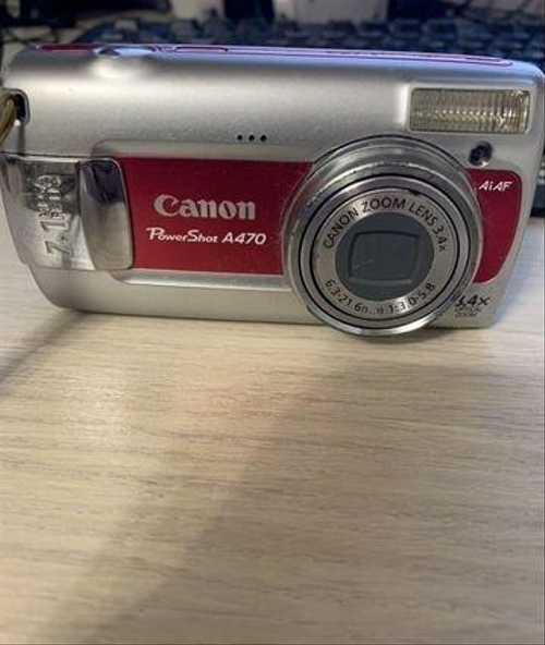 Фотоаппарат canon powershot a470