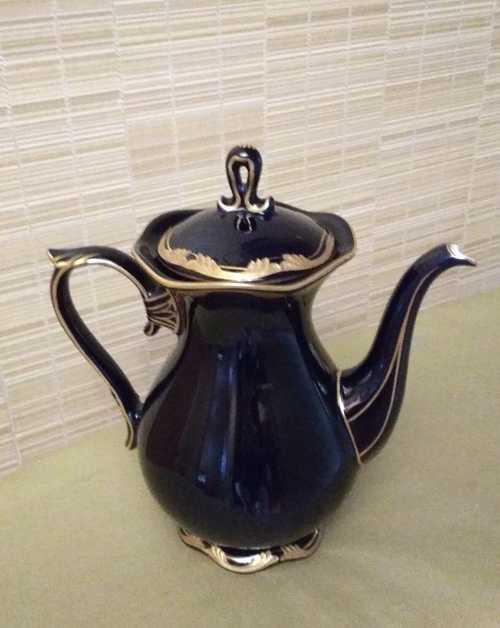 Чайник Ильменау фарфор кобальт 1934-49 гг