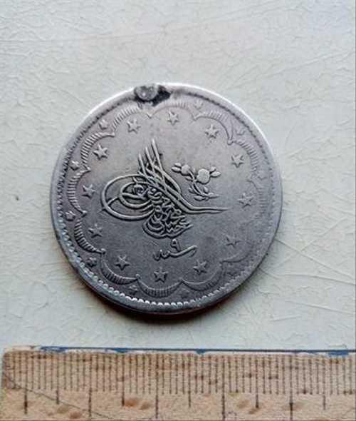 Старинная редкая серебряная монета Ирака