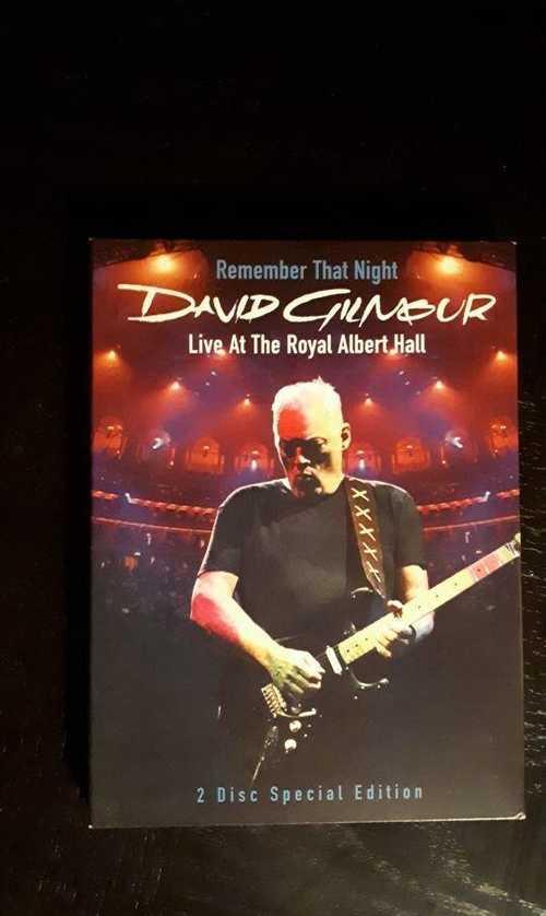 DVD David Gilmour - Remember That Night 2xDVD9