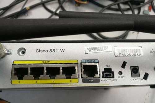 Роутер Cisco 881-W