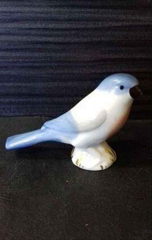 Фарфоровая статуэтка "птичка, синичка" дфз вербилк