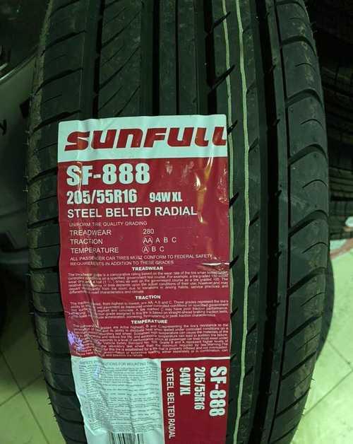 205/55 R16 Sunfull SF-888 новые летние шины