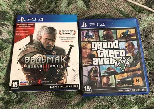 GTA 5, Ведьмак 3 PS4